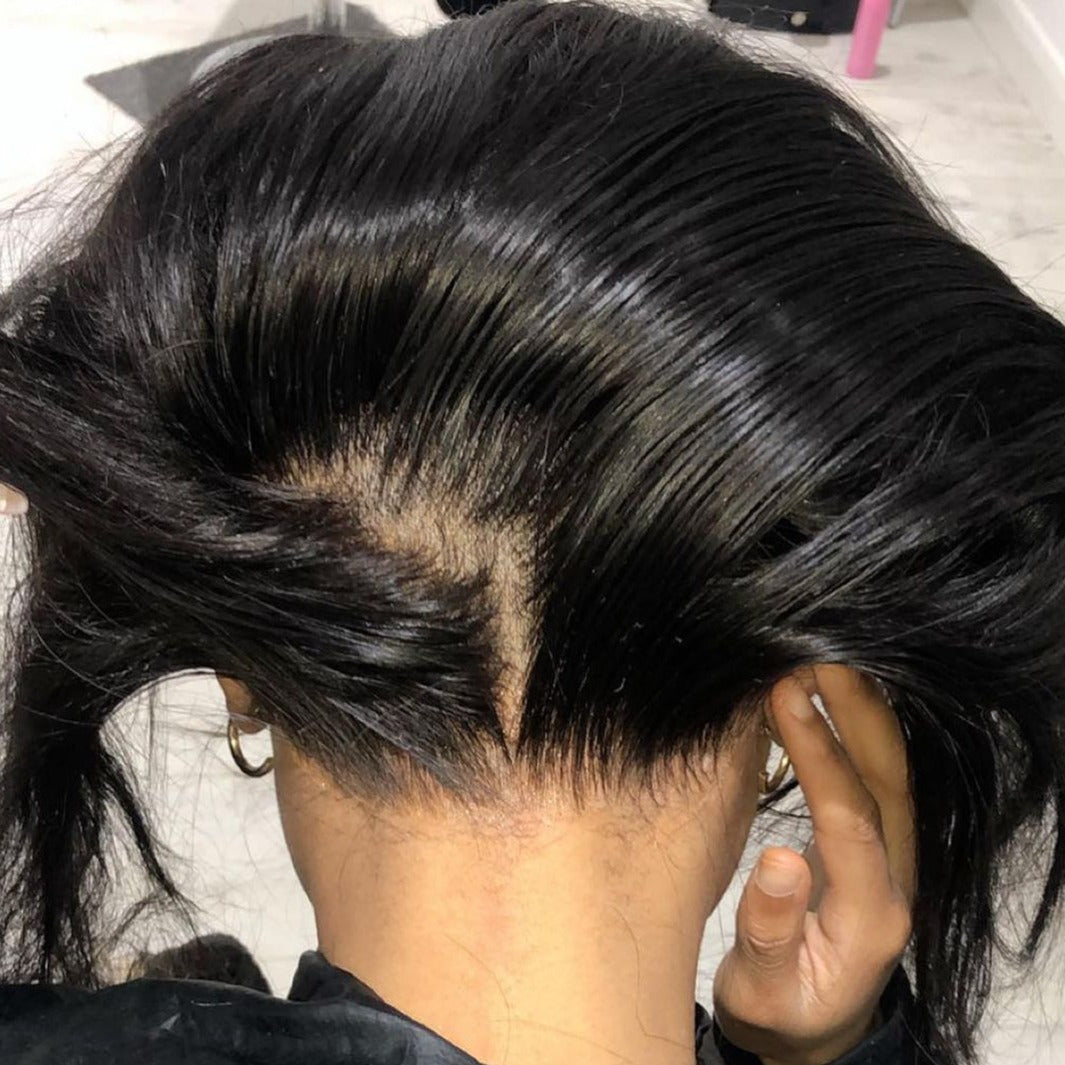 PRETTYLUXHAIR - Body Wave Full Fake Scalp Lace Wig