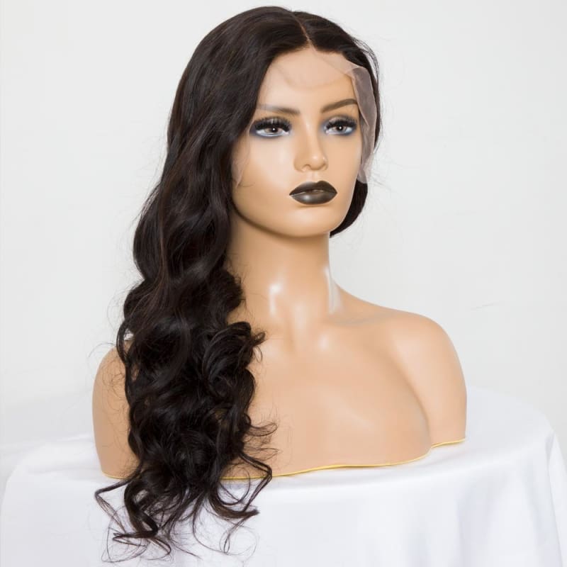 PRETTYLUXHAIR - Body Wave Full Fake Scalp Lace Wig